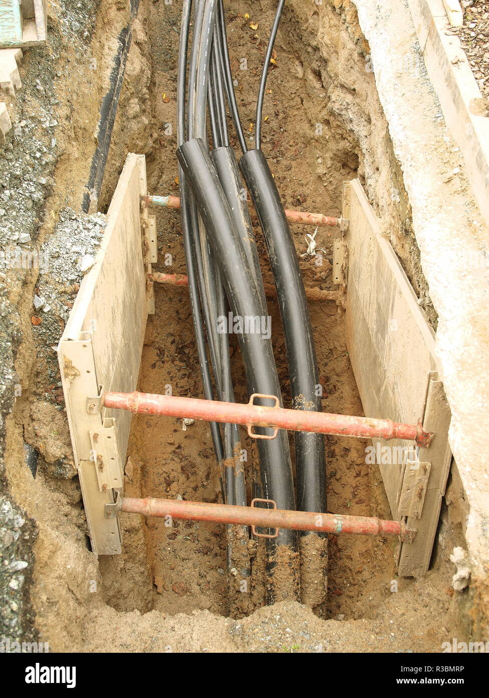 construction site fast internet Stock Photo - Alamy