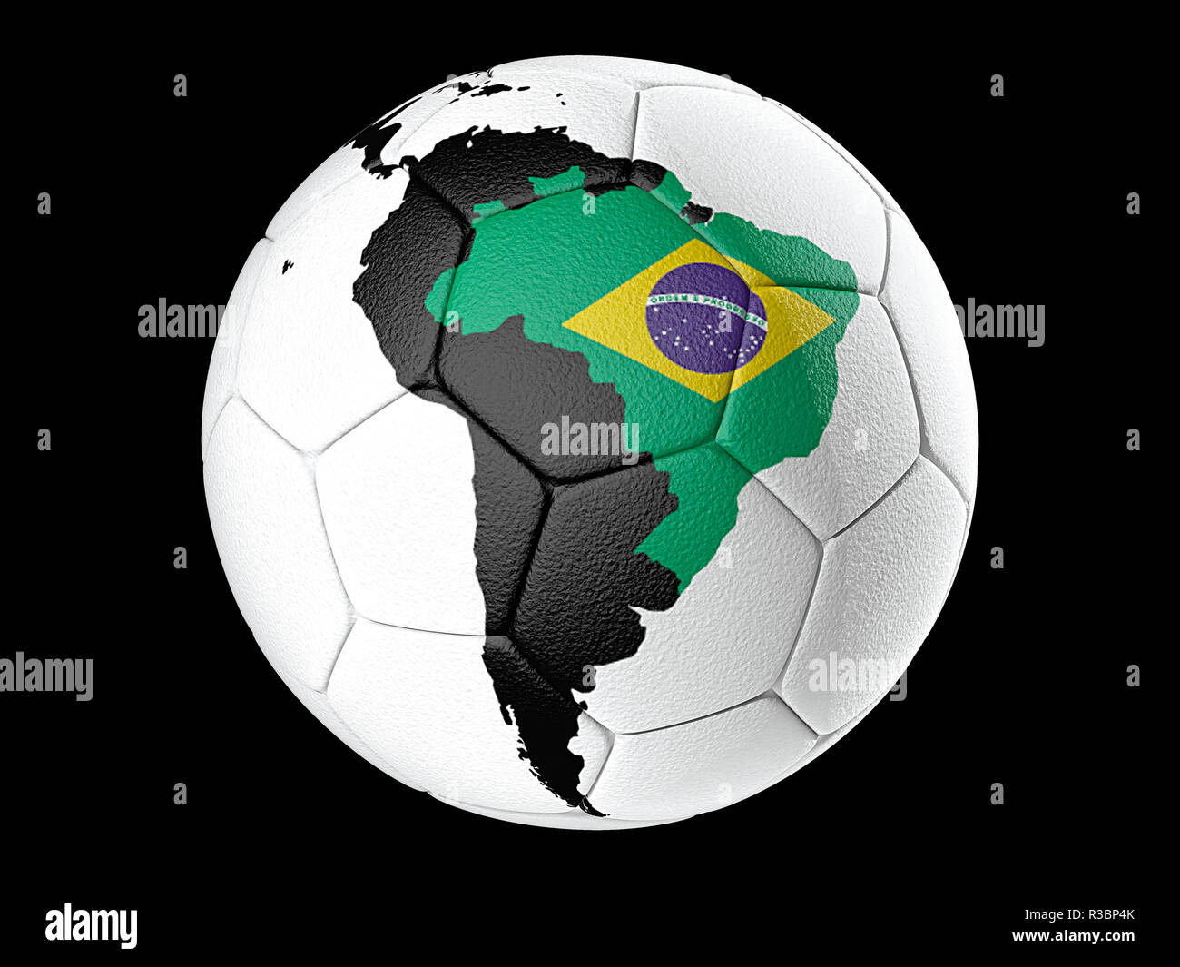 3d soccer ball world map hi-res stock photography and images - Alamy