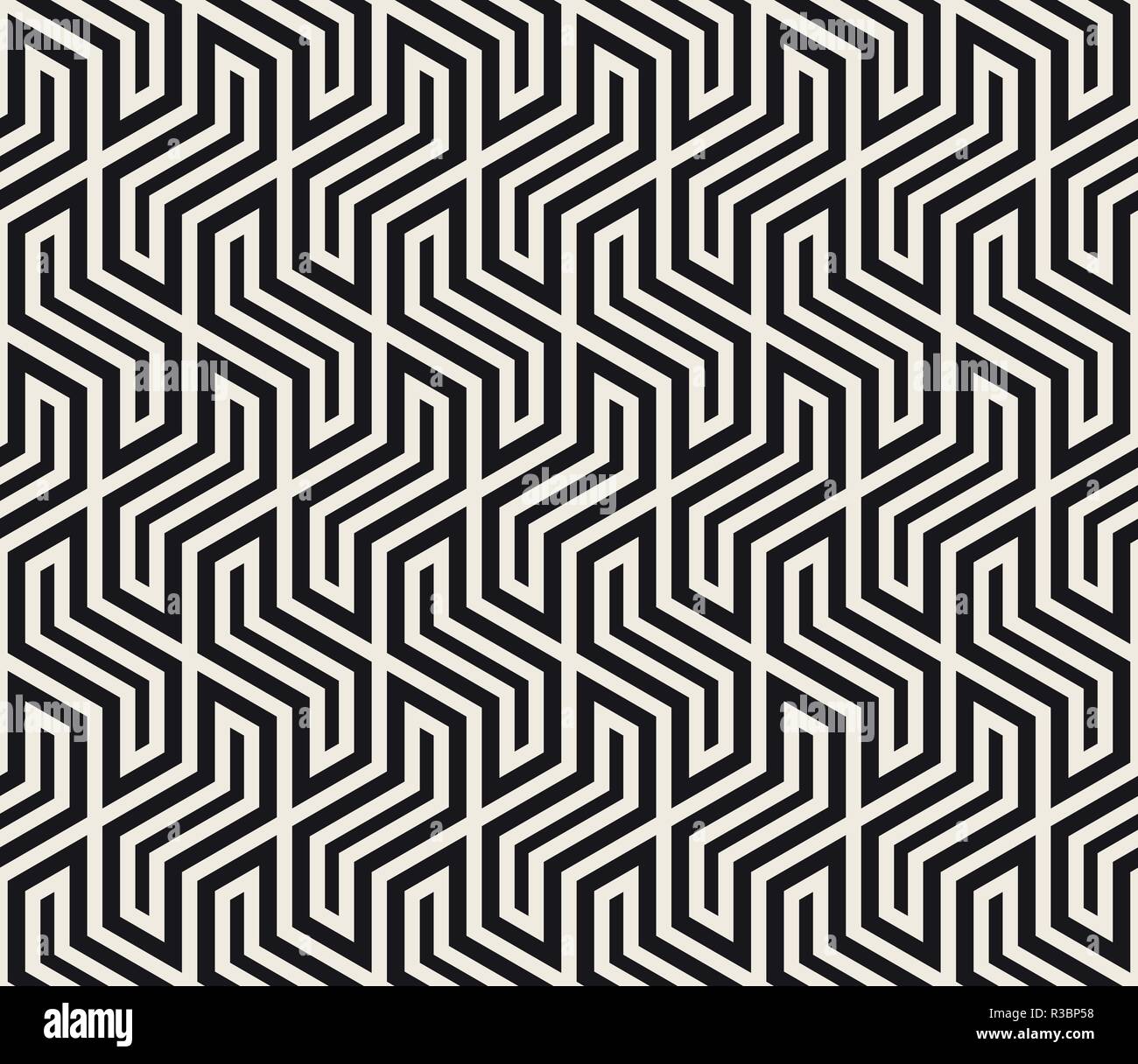 Vector seamless pattern. Modern stylish abstract texture. Repeating ...