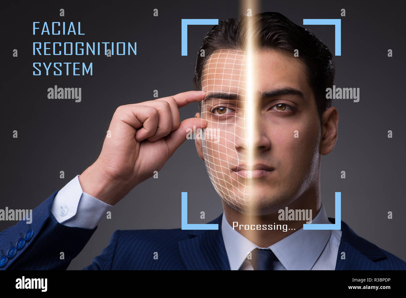 Concept of face recognition software and hardware Stock Photo - Alamy