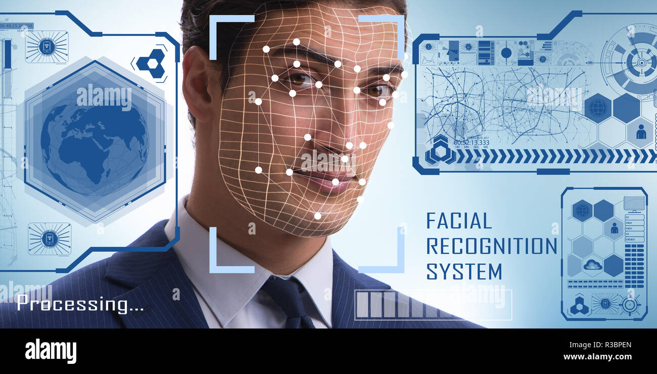 Concept of face recognition software and hardware Stock Photo - Alamy