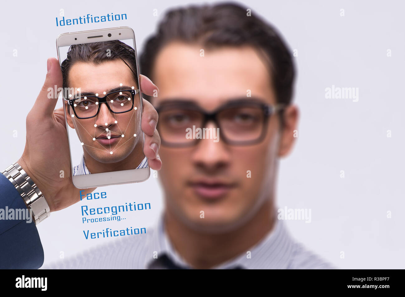 Concept of face recognition software and hardware Stock Photo - Alamy
