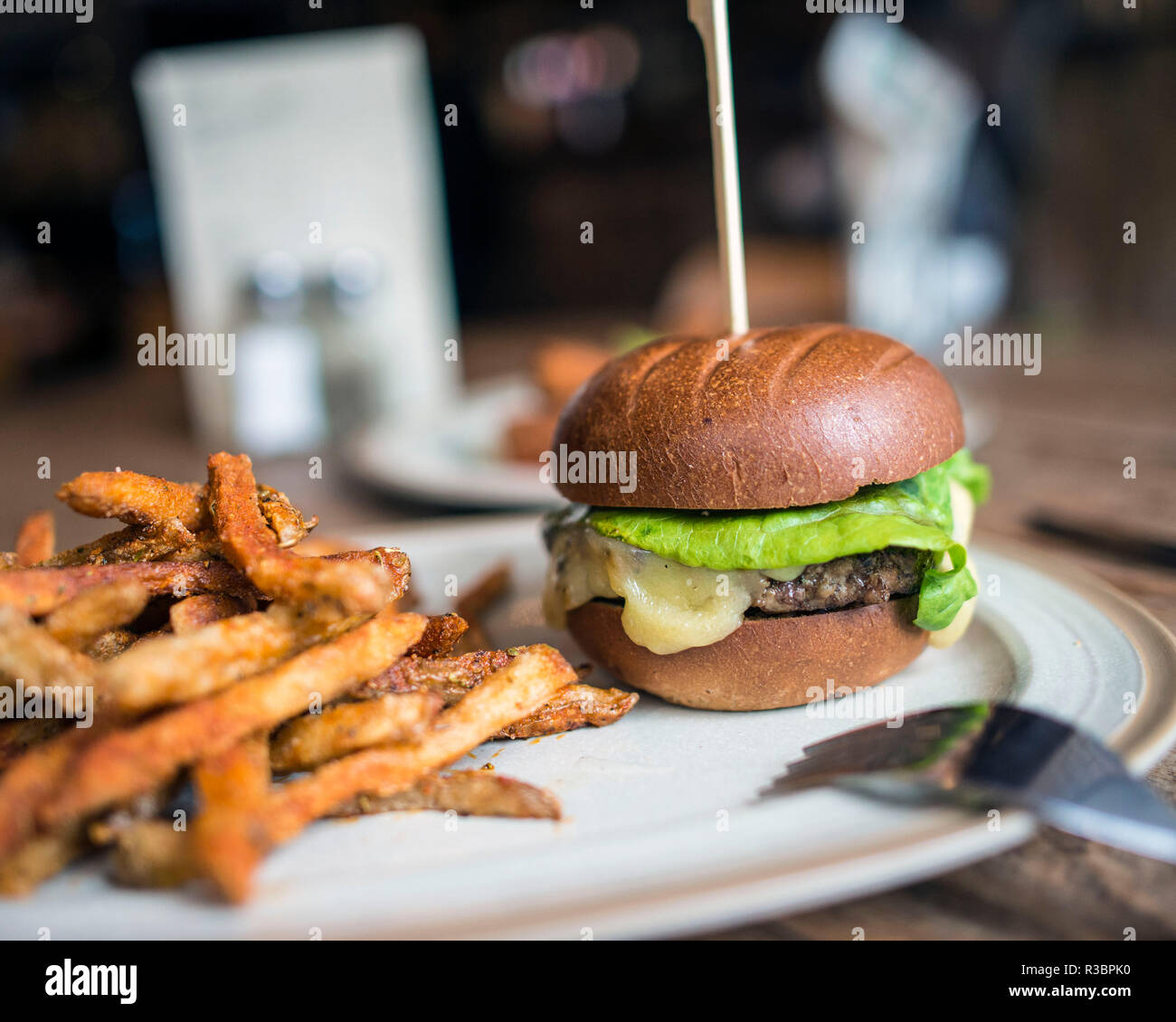 Healthy Rustic Vegetarian Food Stock Photo - Alamy
