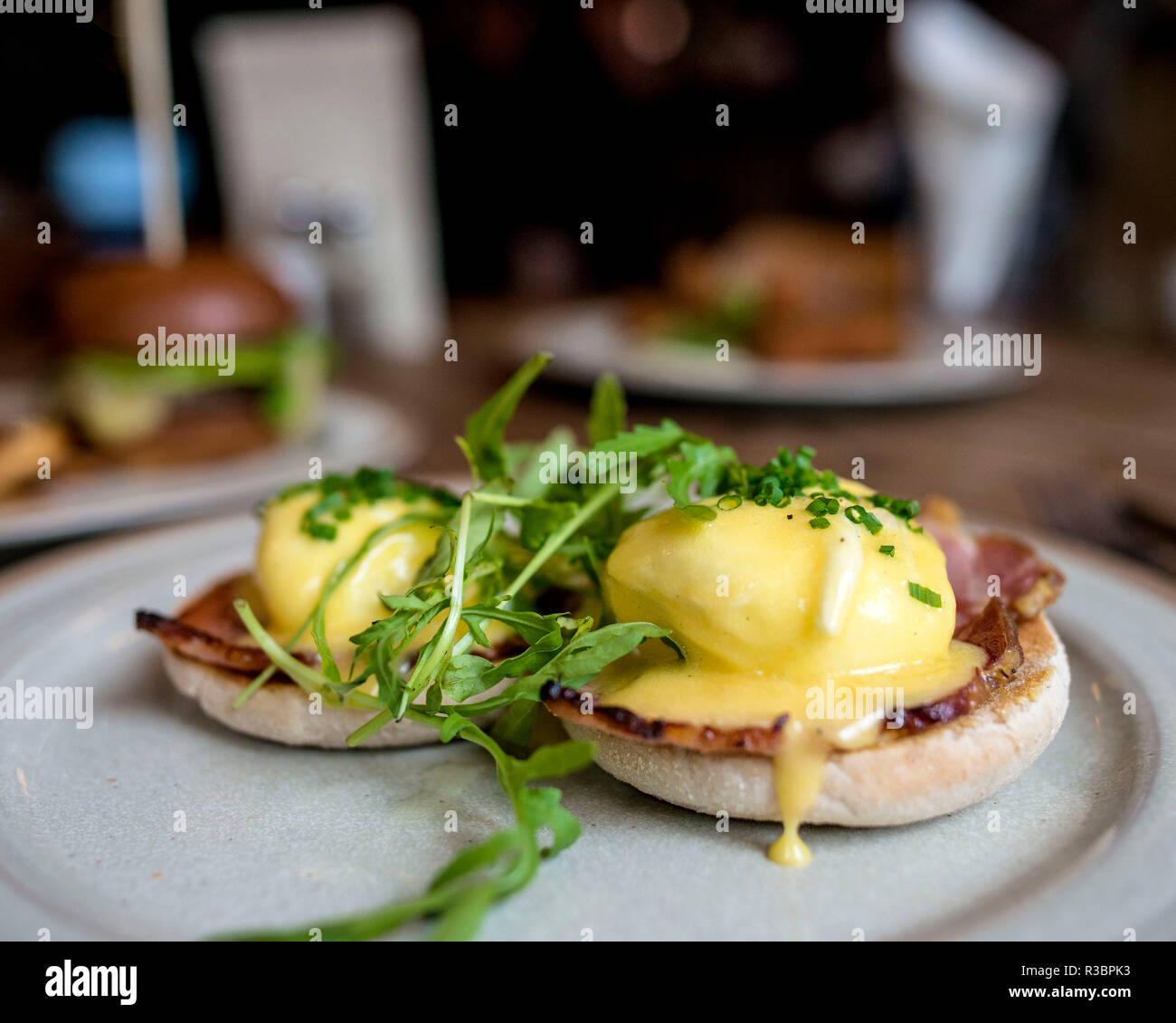Healthy Rustic Vegetarian Food Stock Photo - Alamy