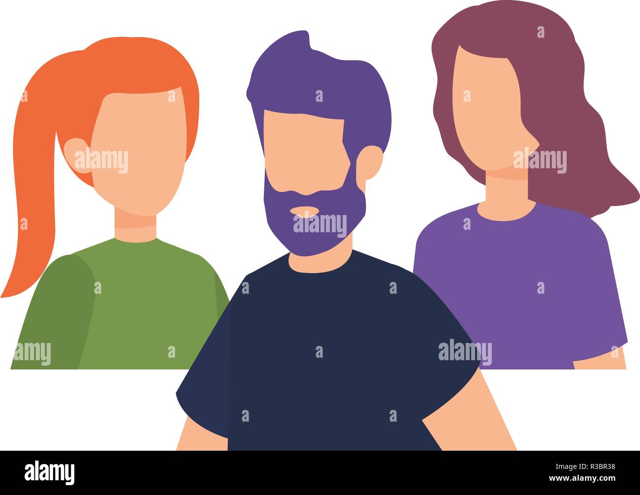 group of people characters Stock Vector Image & Art - Alamy