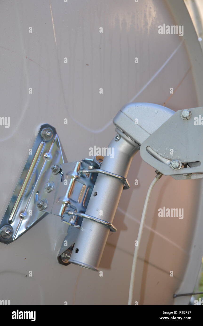 diseqc motor satellite antenna Stock Photo - Alamy