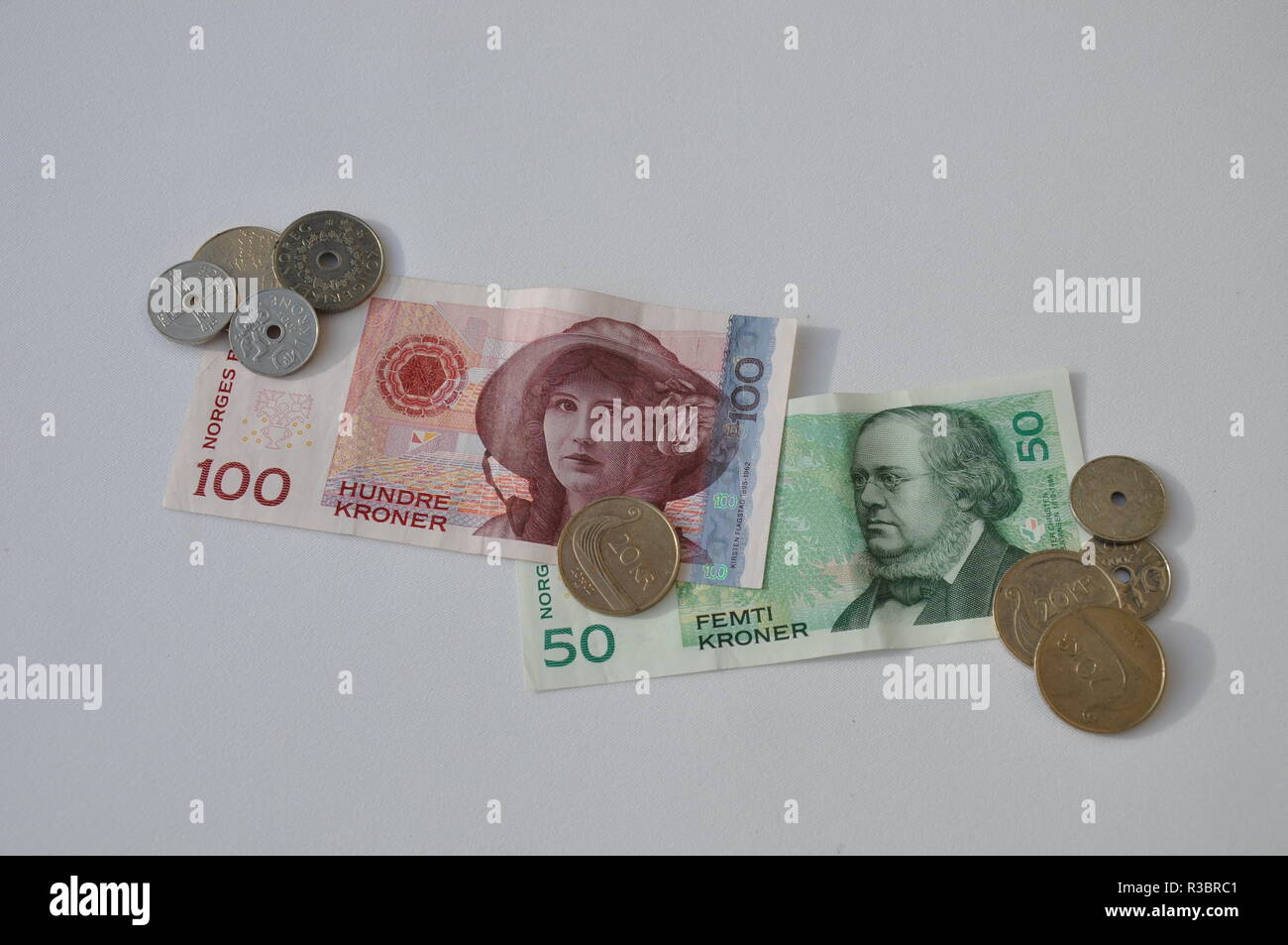 money norwegian kroner Stock Photo - Alamy