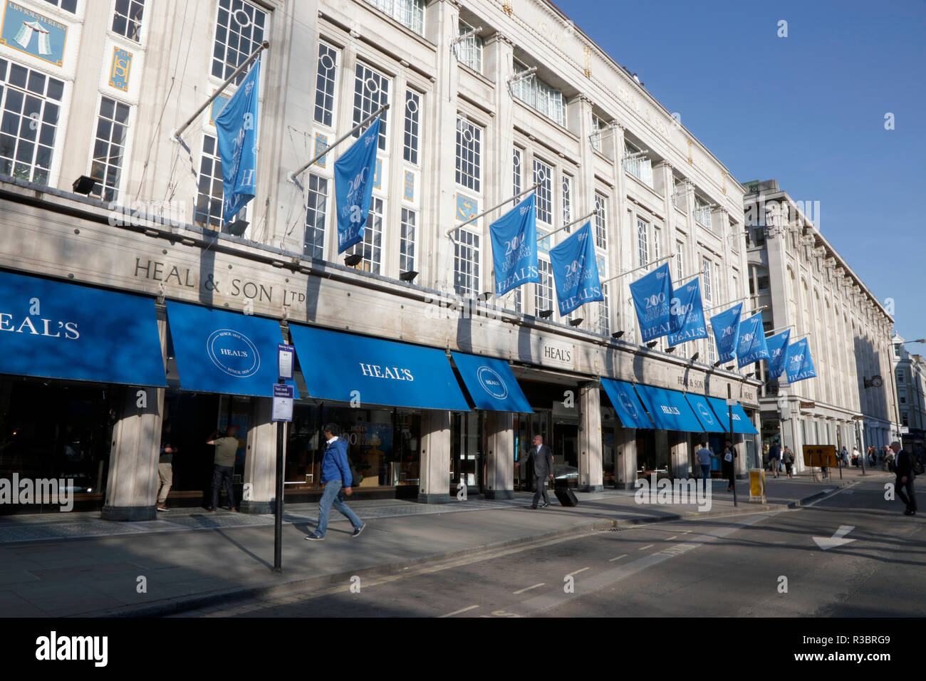 Heal's on Tottenham Court Road, Fitzrovia, London, UK Stock Photo - Alamy
