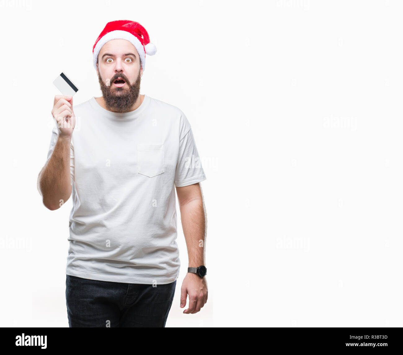 Funny young man in santa Cut Out Stock Images & Pictures - Alamy