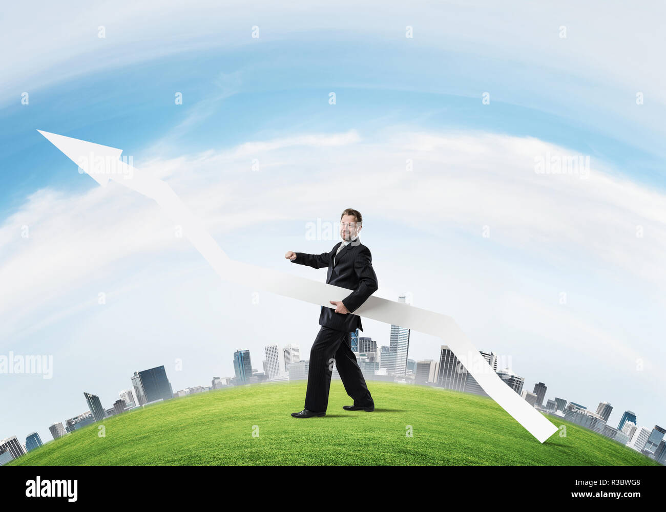 Development in right direction Stock Photo - Alamy