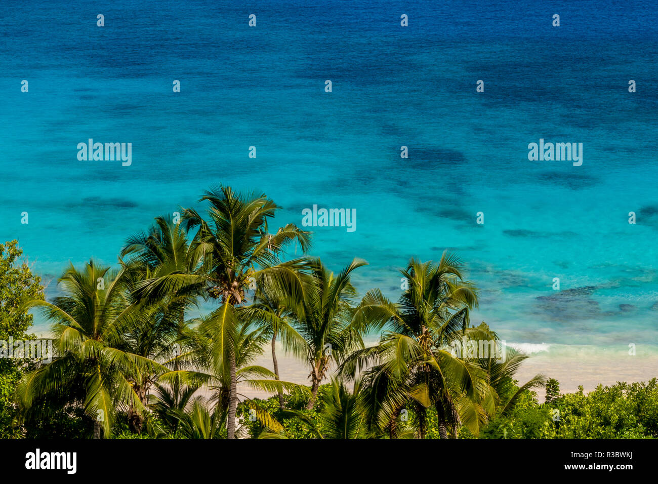 Police Bay Beach, Mahe, Republic of Seychelles, Indian Ocean Stock ...