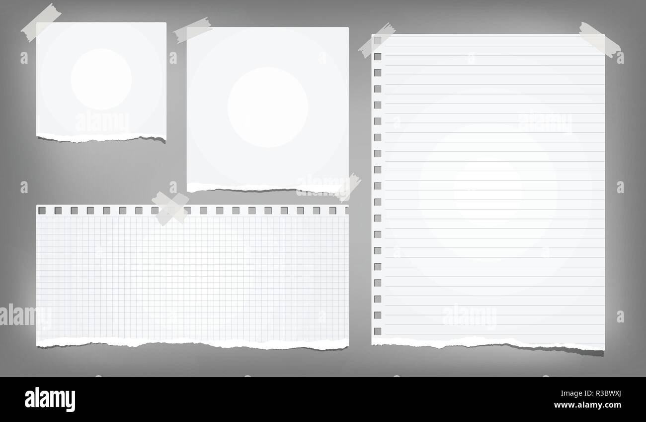 Torn Notebook Page Background