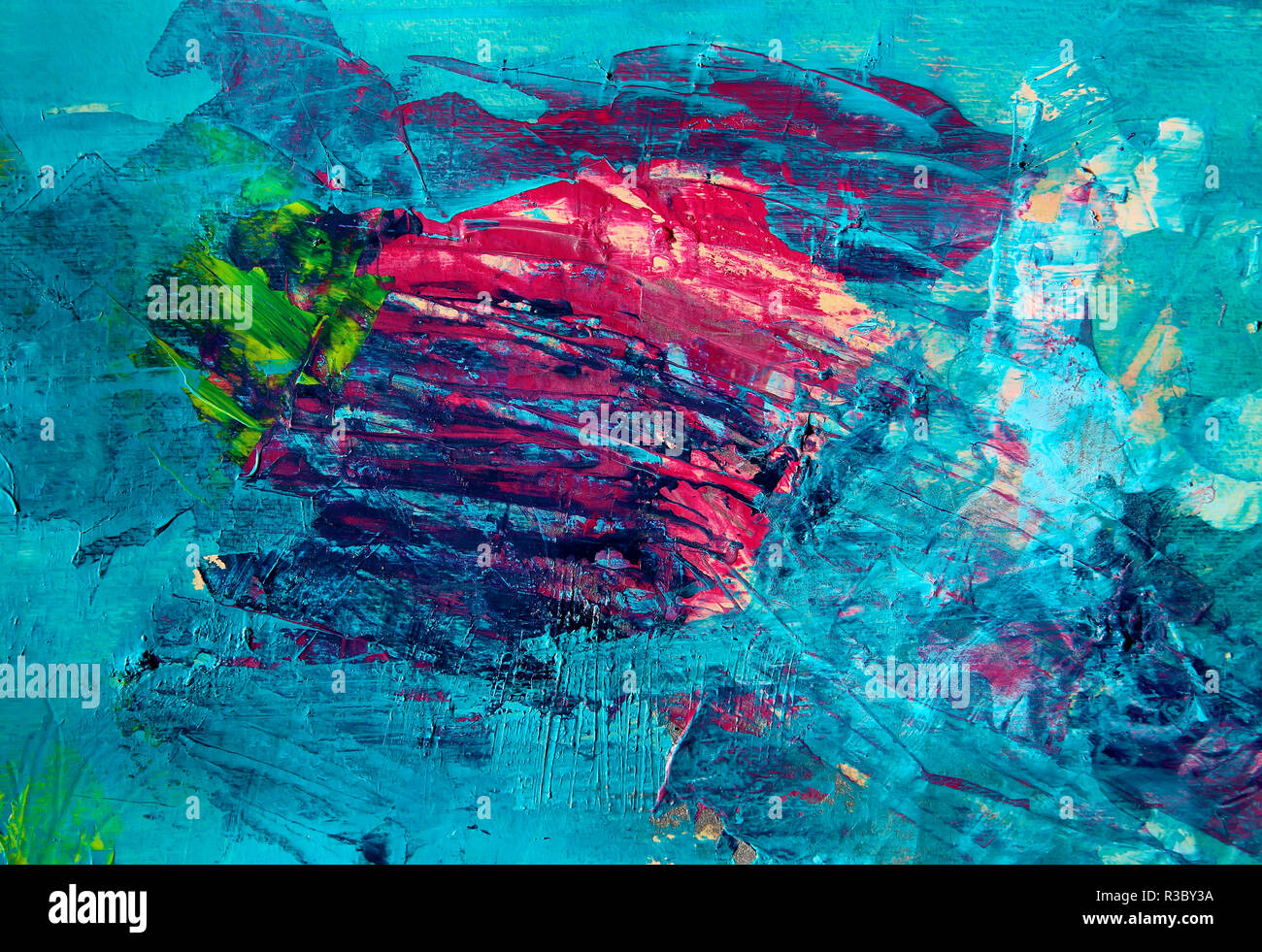 Art abstract paint with acrylic colors Stock Photo - Alamy