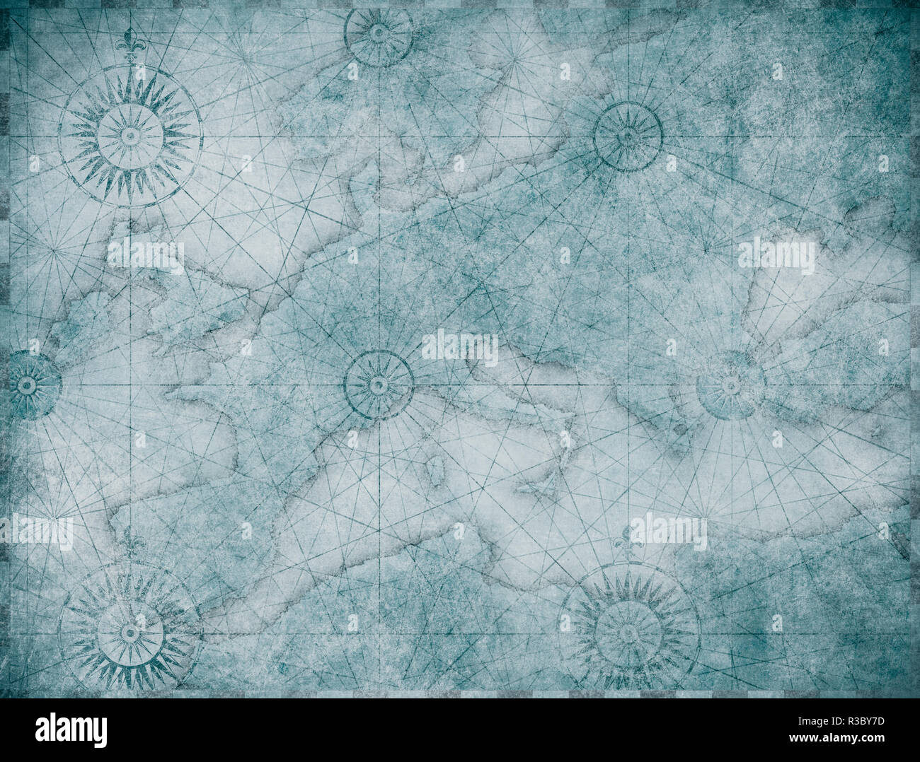 Retro europe map hi-res stock photography and images - Alamy