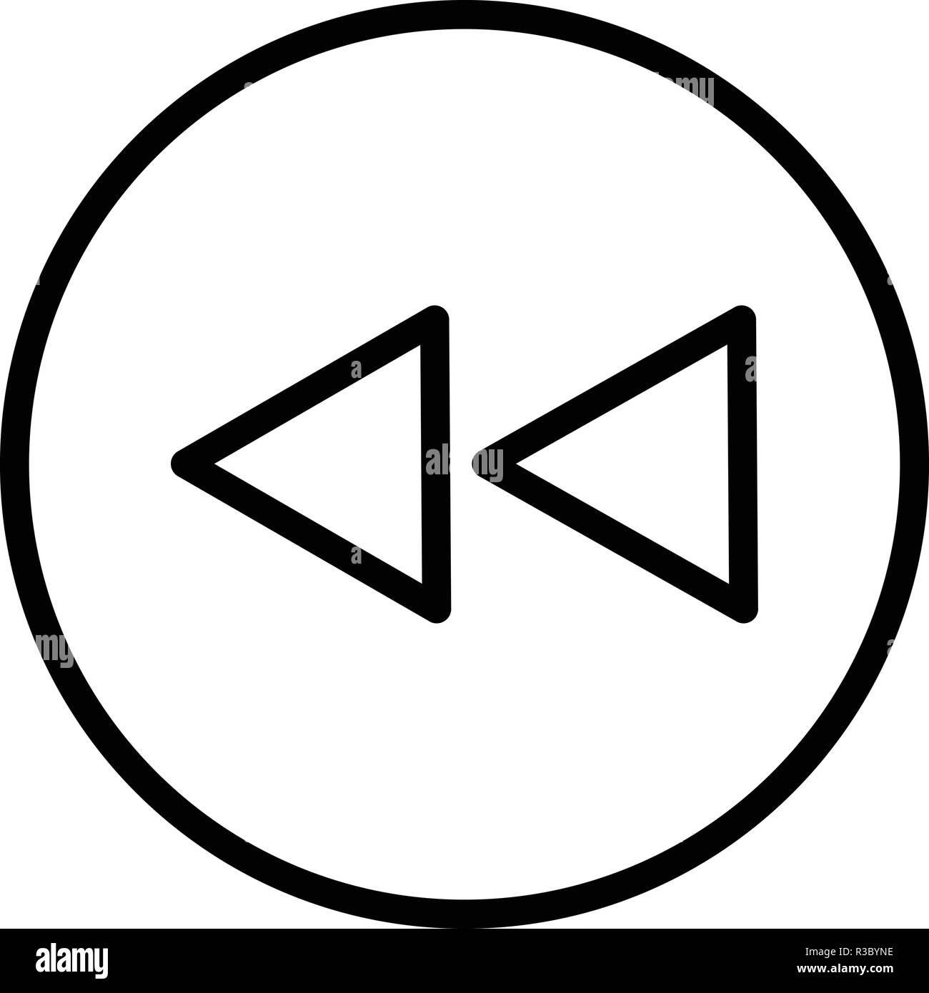 Back Sign Icon Vector Illustration For Personal And Commercial Use ...