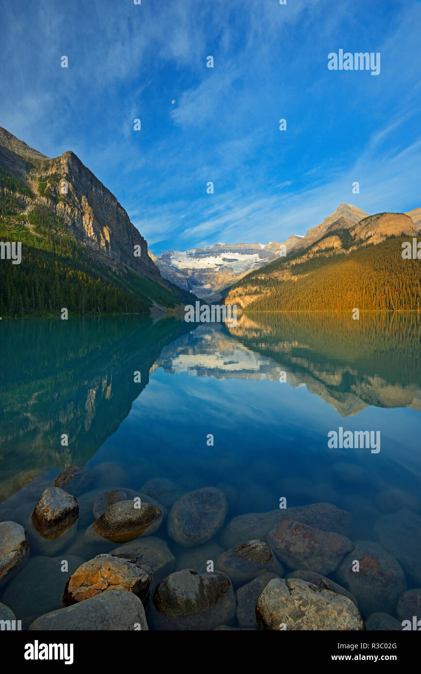 Canada, Alberta, Banff National Park. Lake Louise and Canadian Rocky ...
