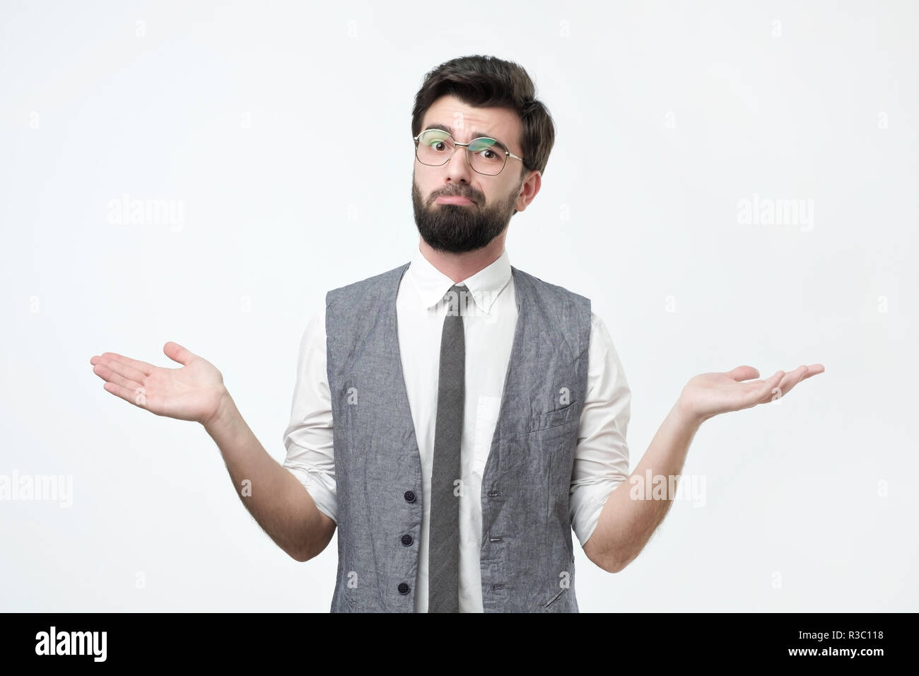 Throws up his hands hi-res stock photography and images - Alamy