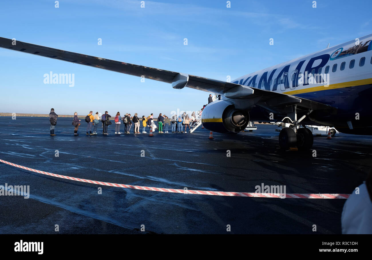 Passengers Climb Steps High Resolution Stock Photography and Images - Alamy