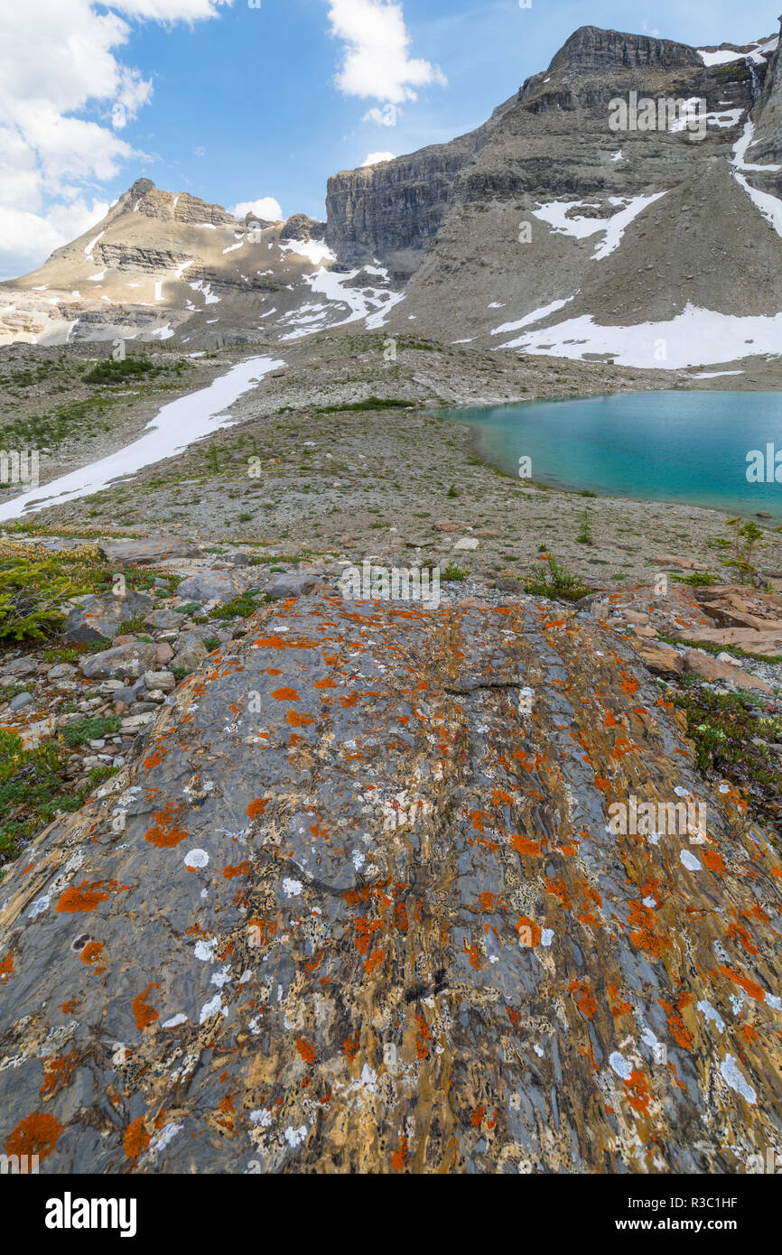 Canada, British Columbia, East Kootenay Mountains. Jewel Lakes and ...