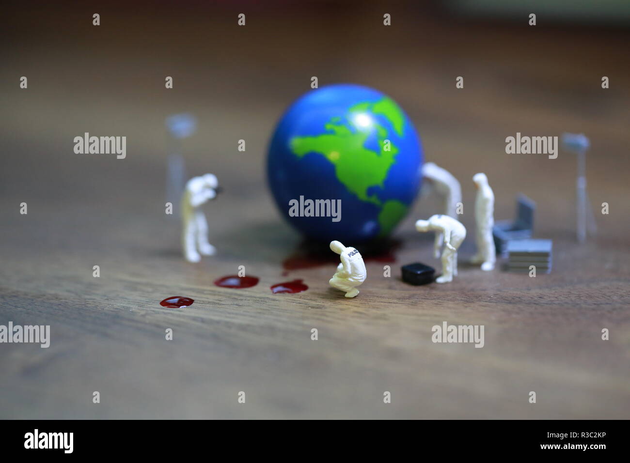 earth pollution surreal Stock Photo - Alamy
