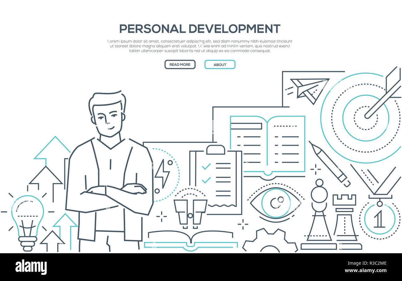 Personal development plan Stock Vector Images - Alamy