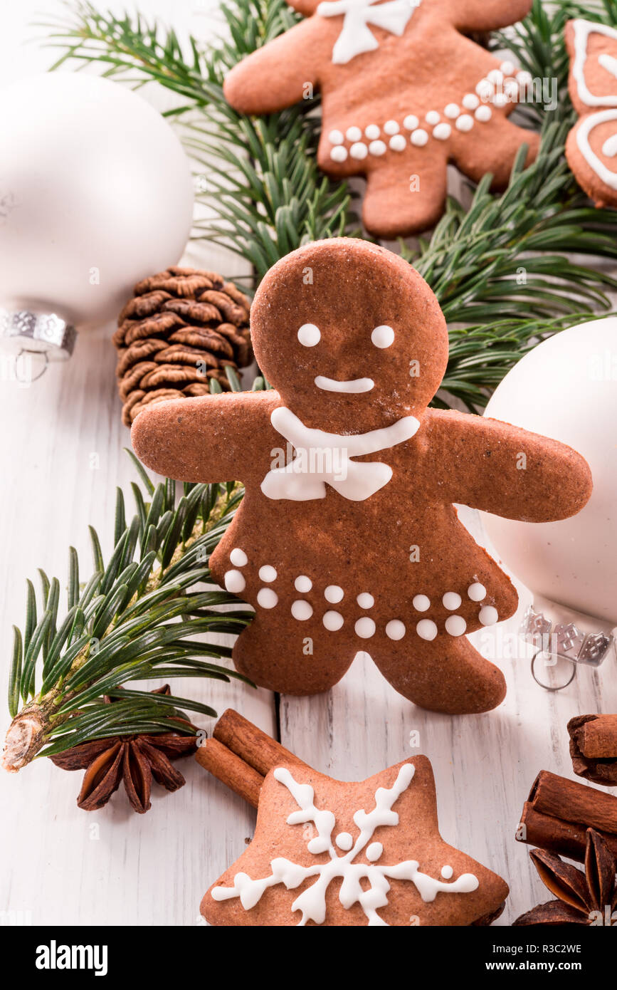 Woman Eating Gingerbread Man High Resolution Stock Photography and ...