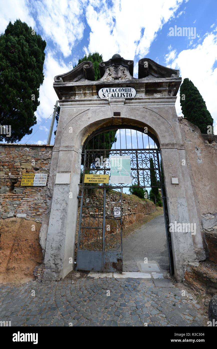 Via appia antica catacombs hi-res stock photography and images - Alamy