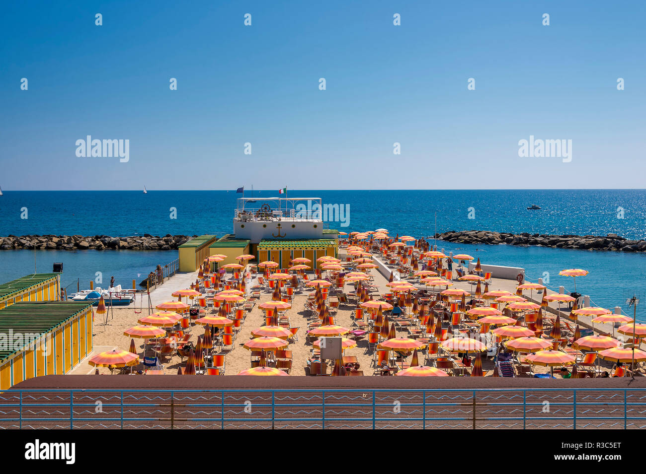 San remo beach hi-res stock photography and images - Alamy