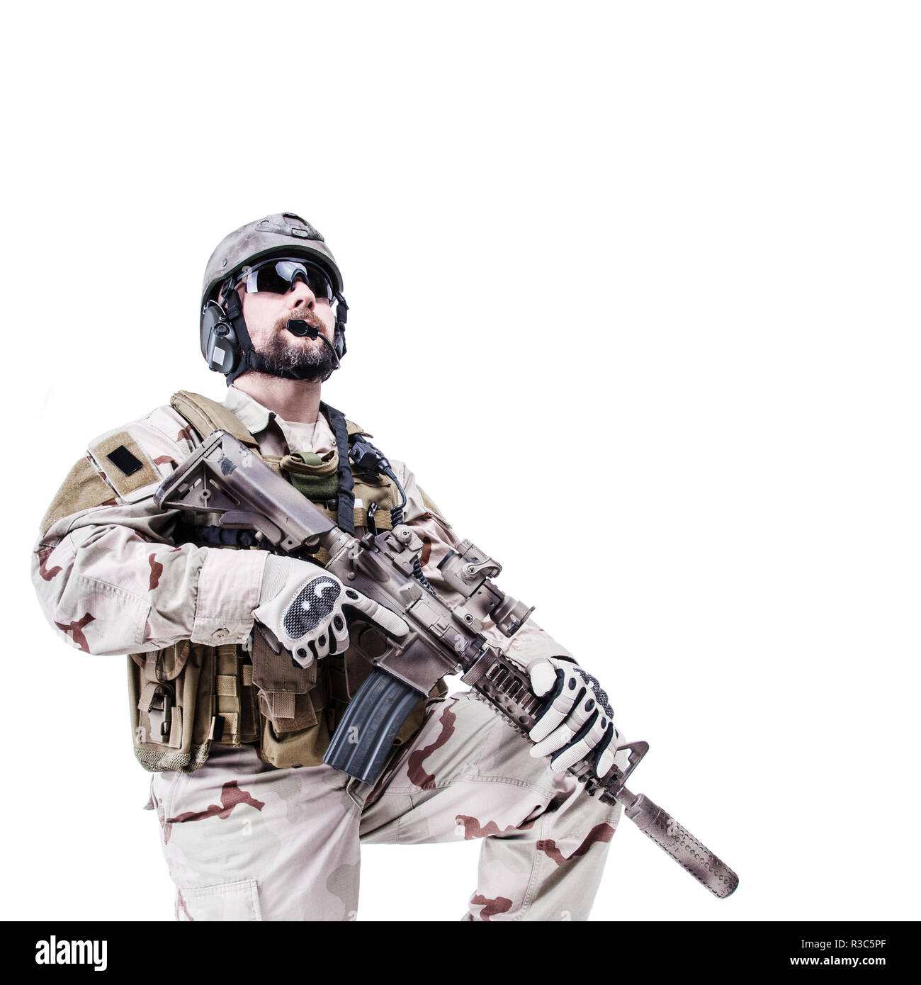 Bearded special warfare operator hi-res stock photography and images ...
