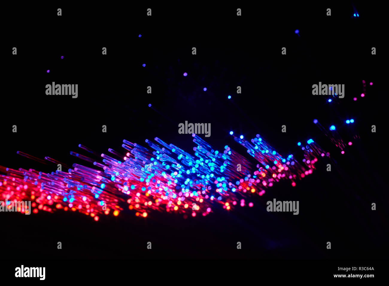 Optical fibers bright colors hi-res stock photography and images - Alamy