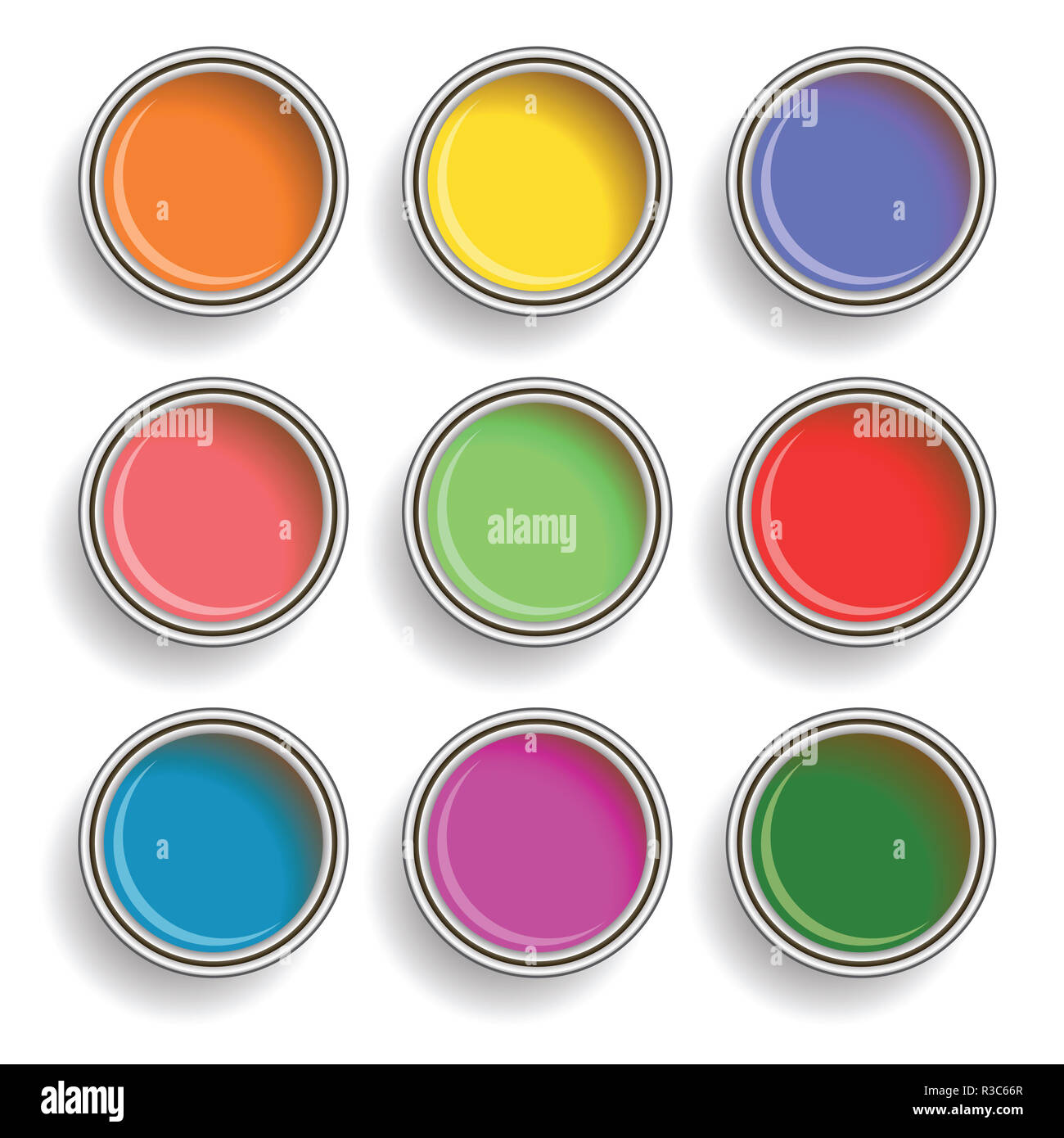 Open paint colour chart hi-res stock photography and images - Alamy