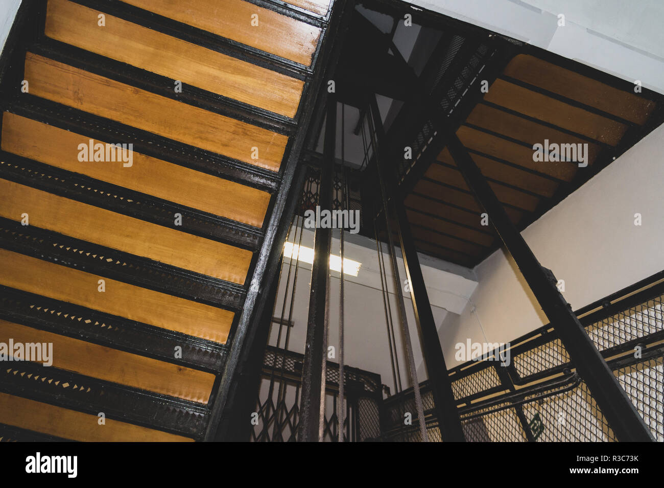 Old building perspective 8 Stock Photo - Alamy