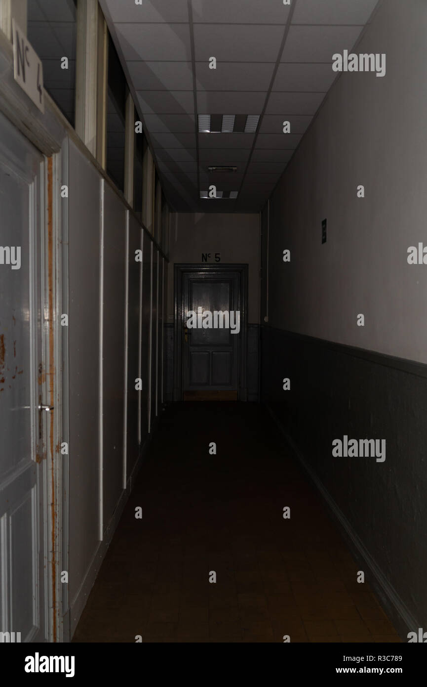 Little dark corridor Stock Photo - Alamy