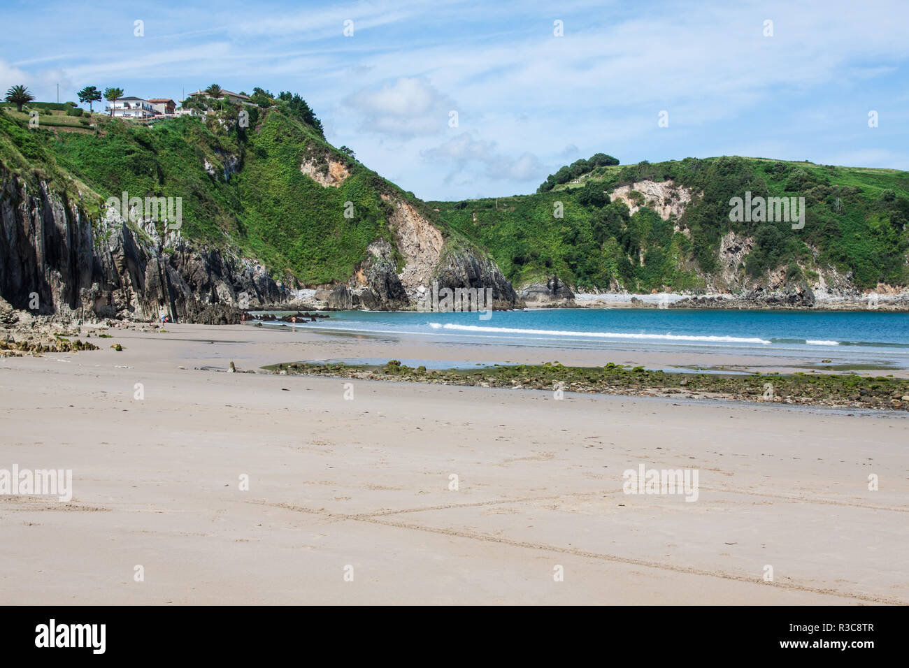 beach of pechon,cantabria,spain Stock Photo - Alamy