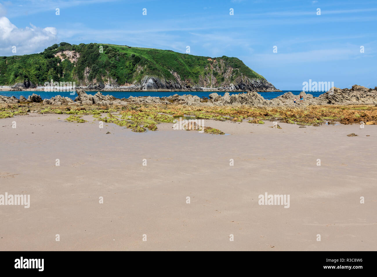 beach of pechon,cantabria,spain Stock Photo - Alamy