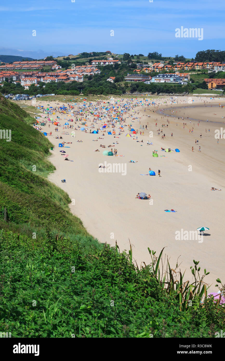 beach of pechon,cantabria,spain Stock Photo - Alamy