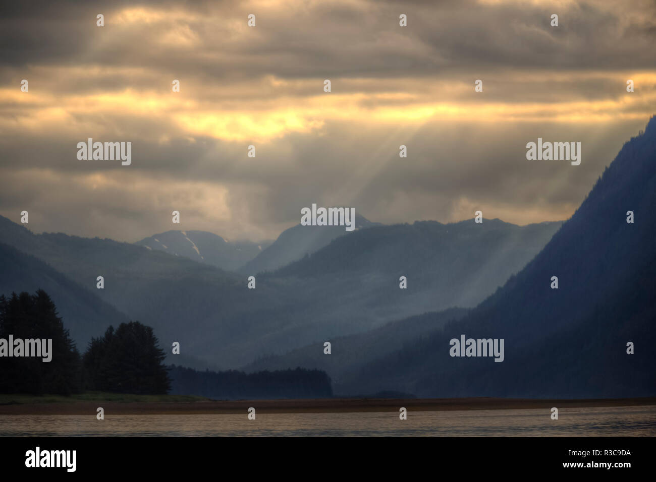 Scenic views, Tenakee Inlet, Inside Passage, Alaska, USA Stock Photo ...