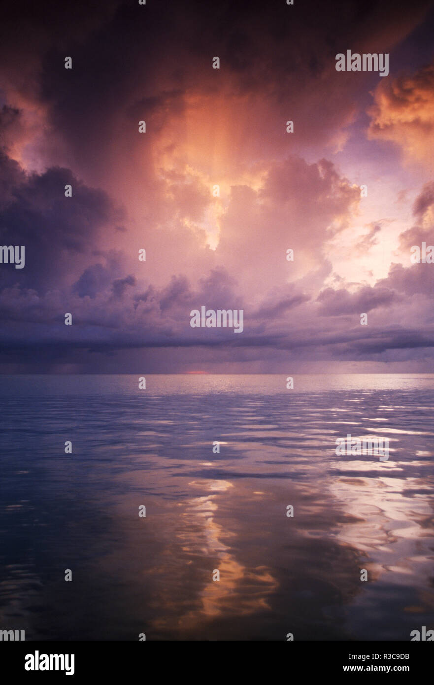 Scenic sunset, Frederick Sound, Alaska Stock Photo - Alamy