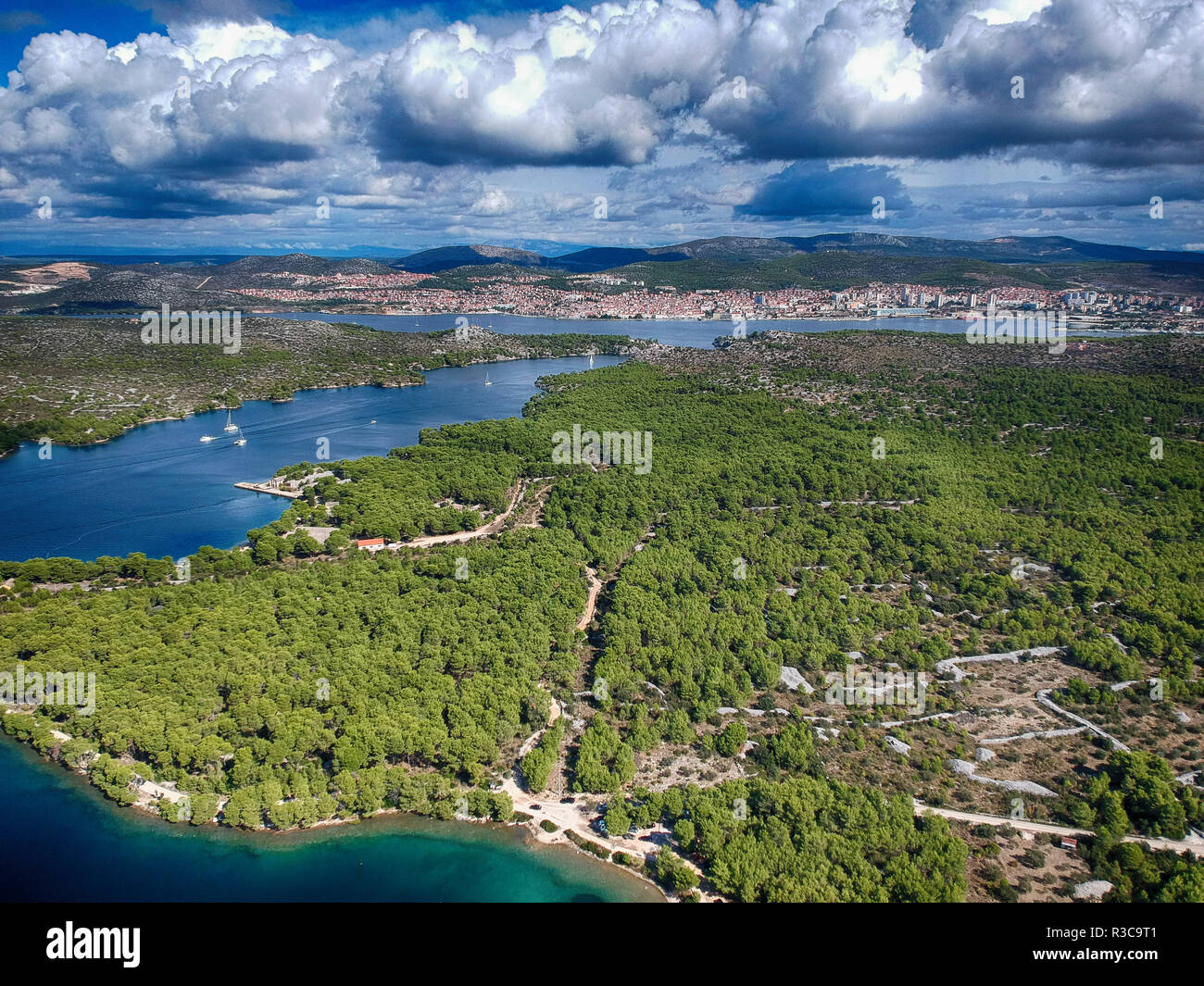 St. Anthony channel Šibenik Croatia Stock Photo - Alamy