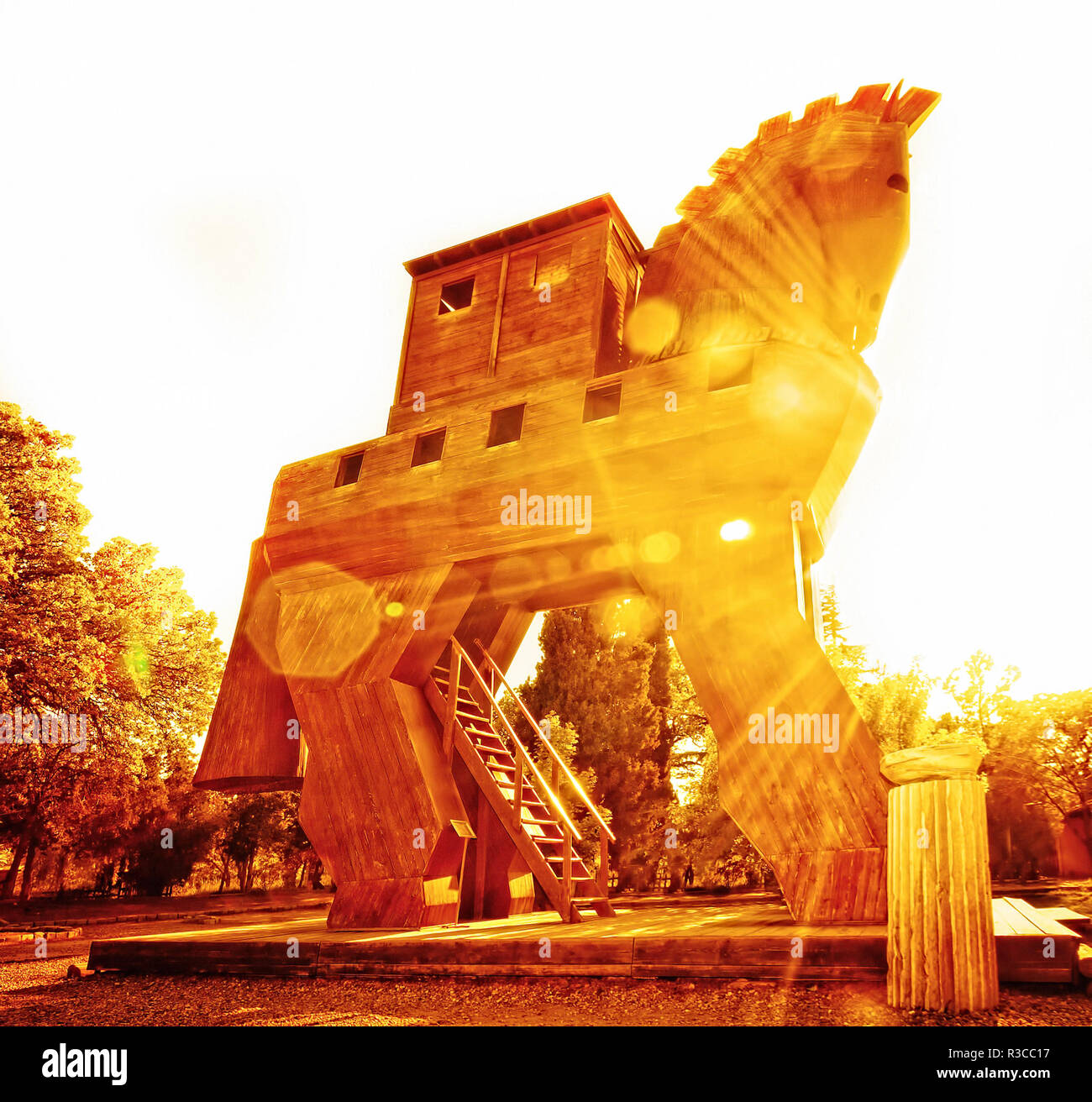 Trojan horse reconstruction hi-res stock photography and images - Alamy
