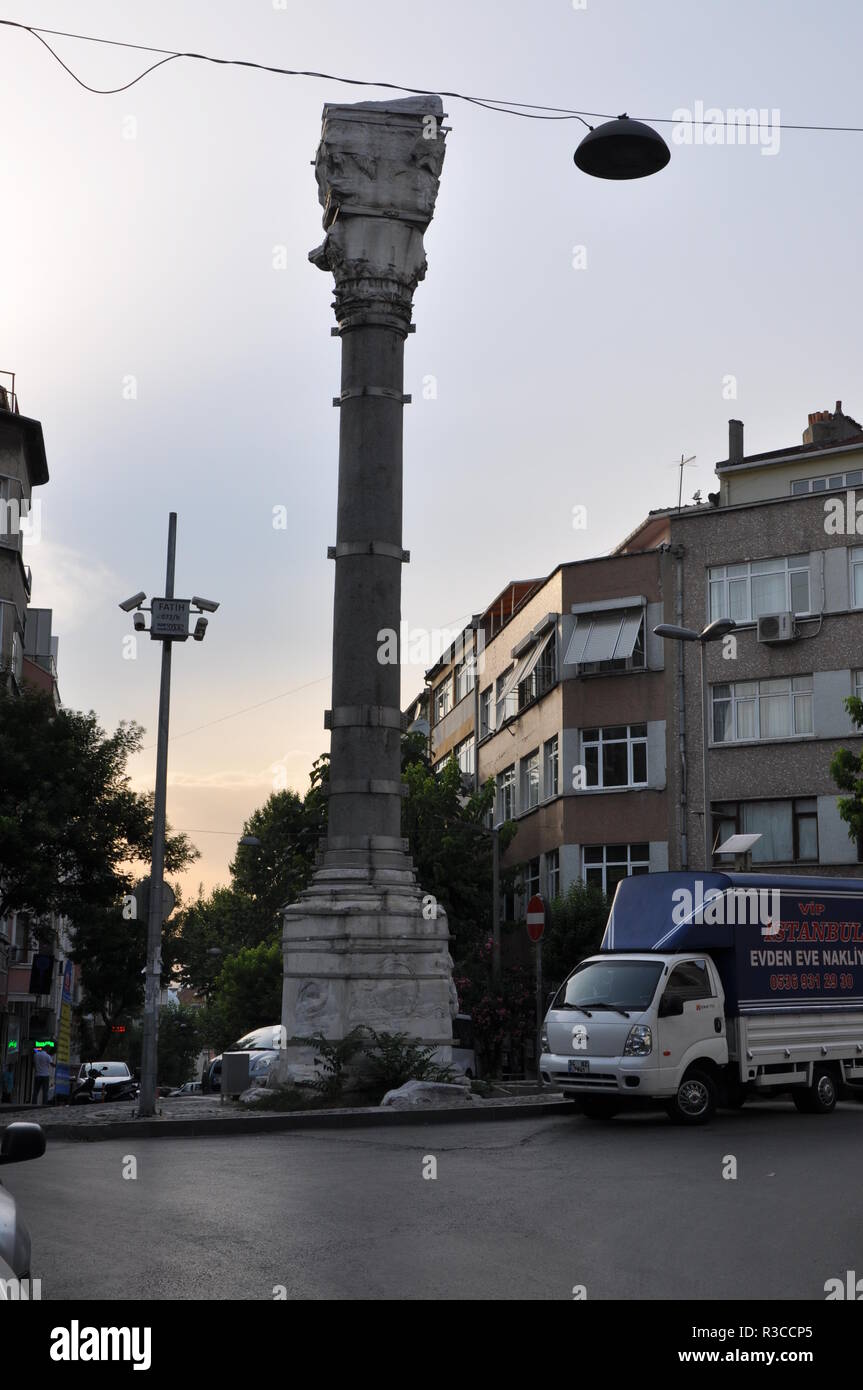 Column of marcian istanbul hi-res stock photography and images - Alamy