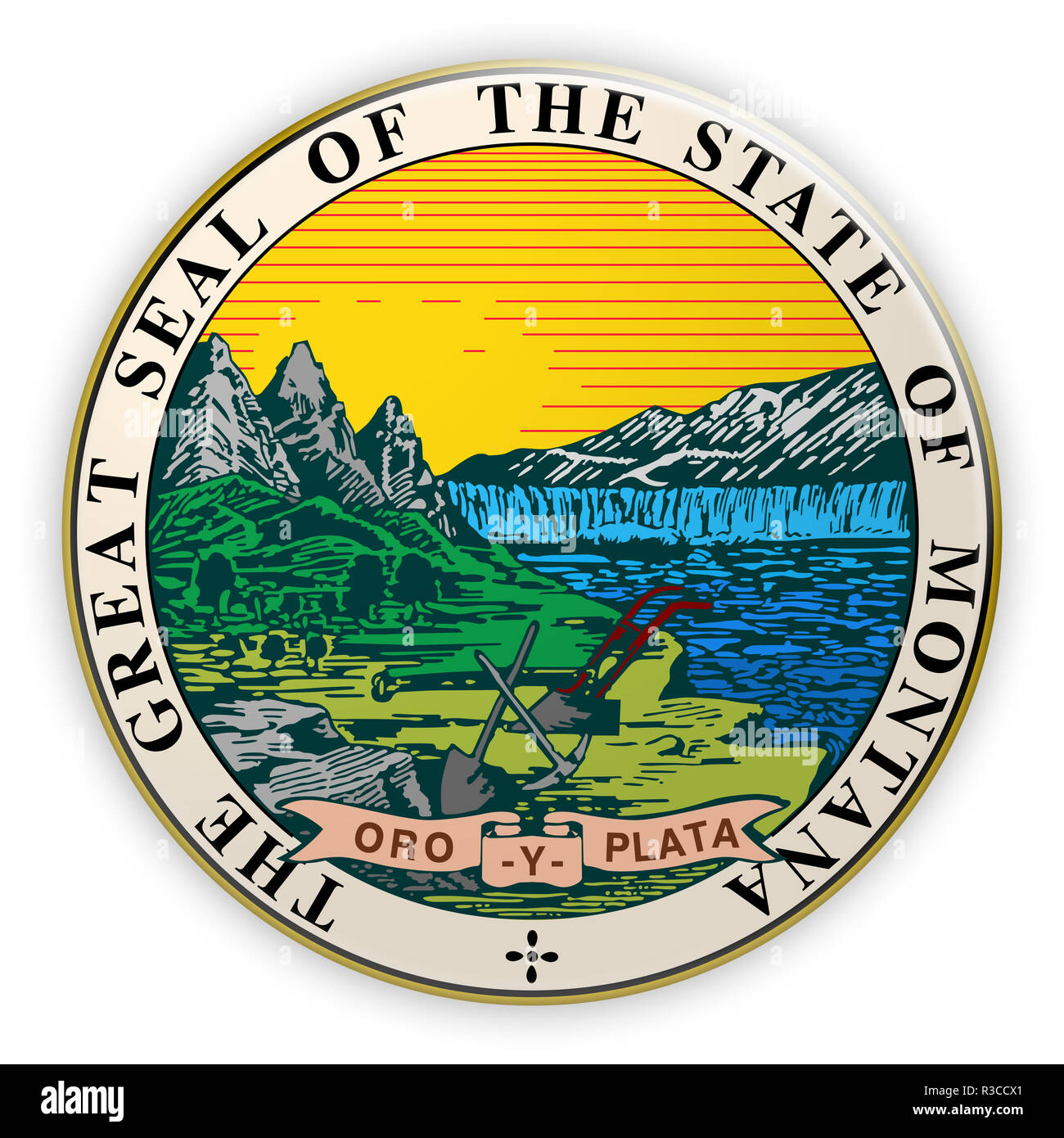 State seal of montana hi-res stock photography and images - Alamy