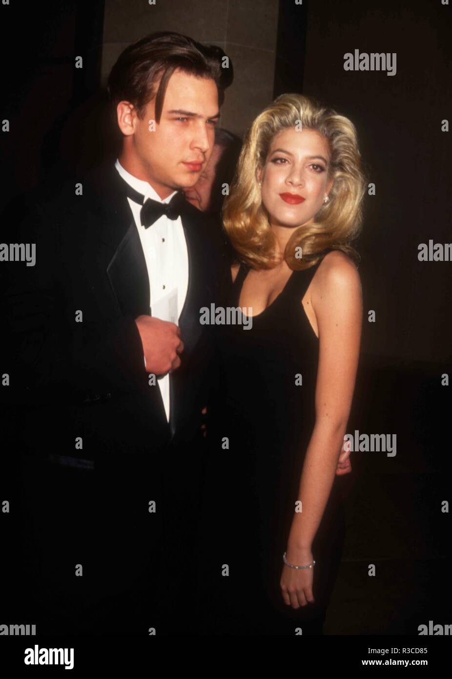 BEVERLY HILLS, CA - JANUARY 30: Actor Nick Savalas and actress Tori ...