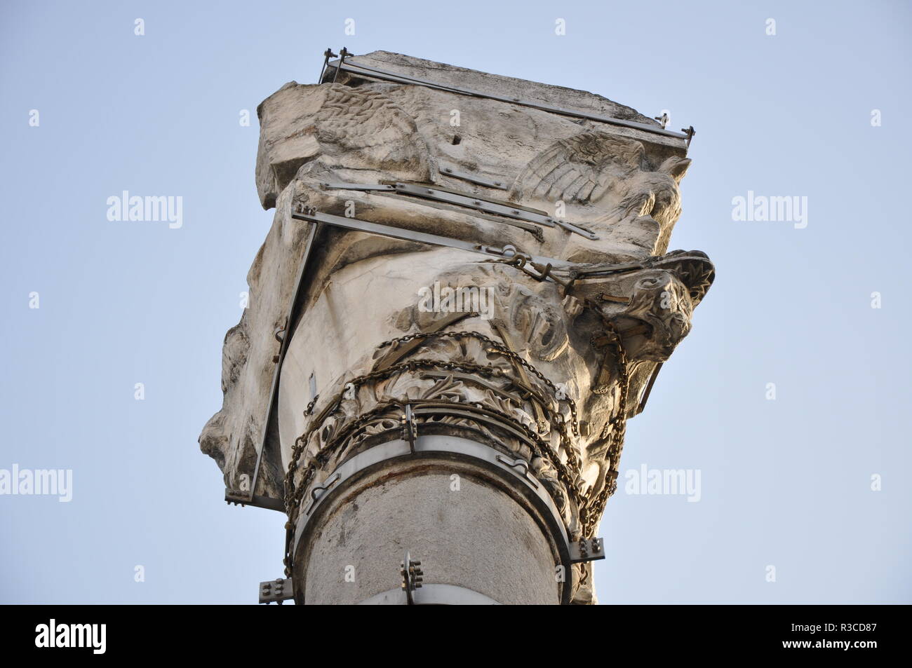 Marcian Column in istanbul (Kıztaşı Stock Photo - Alamy