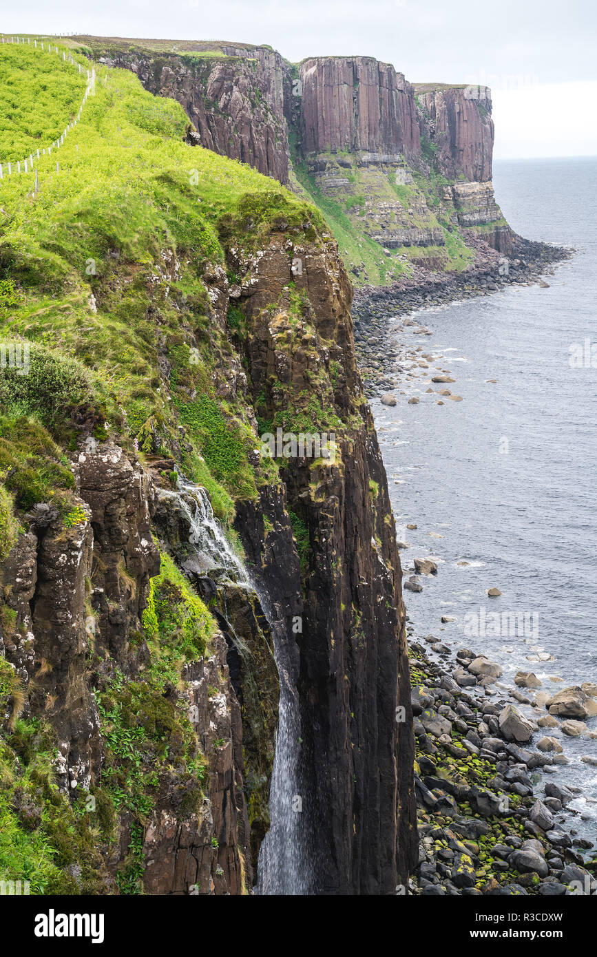 Kilt Rock Waterfall, Scotland, UK Stock Photo - Alamy