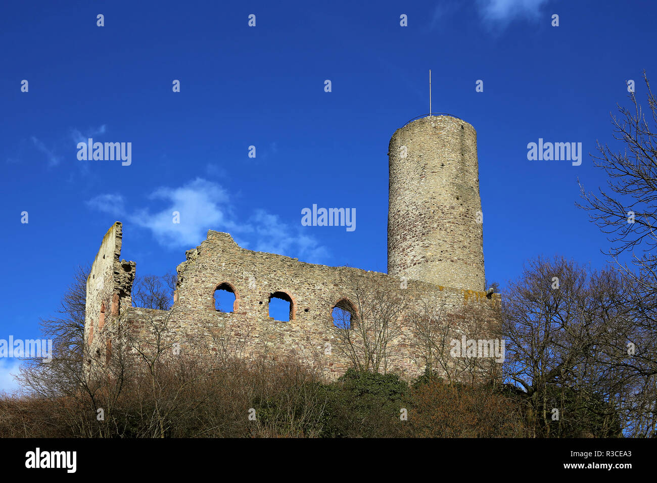 strahlenburg in schriesheim Stock Photo - Alamy