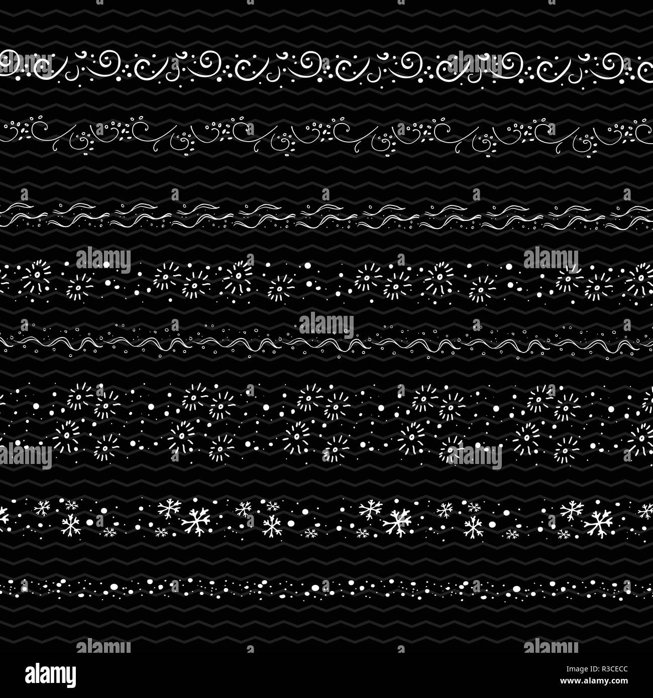 Hand drawn doodle borders frames Stock Vector Image & Art - Alamy