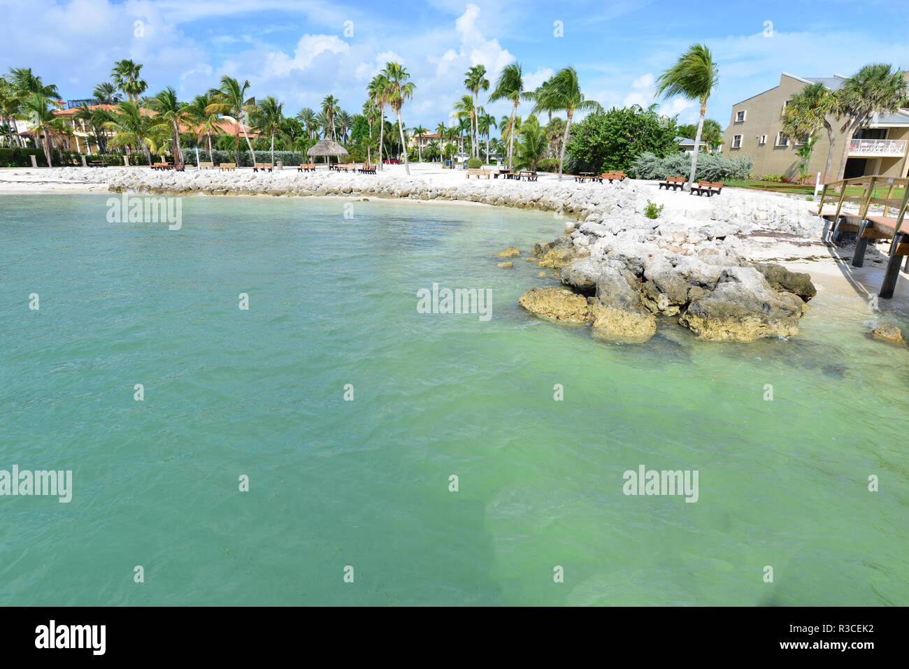 Key colony beach at Marathon at the Florida Keys Stock Photo - Alamy
