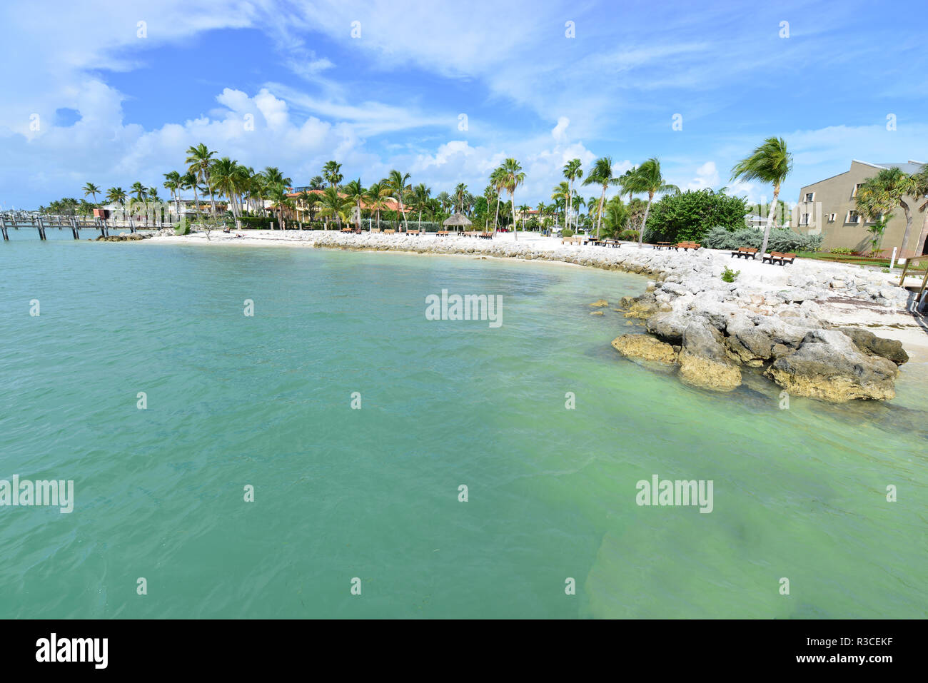 Key colony beach at Marathon at the Florida Keys Stock Photo - Alamy