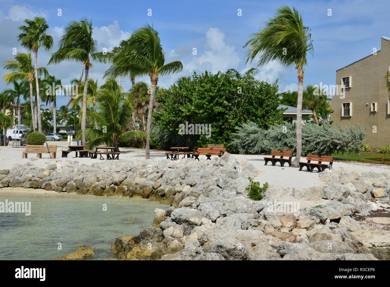 Key colony beach at Marathon at the Florida Keys Stock Photo - Alamy